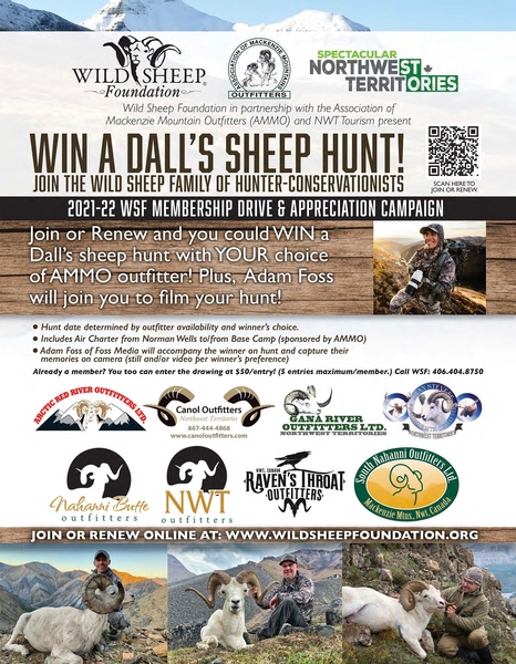 2022 Dall Sheep Drawing! by Raven's Throat Outfitters